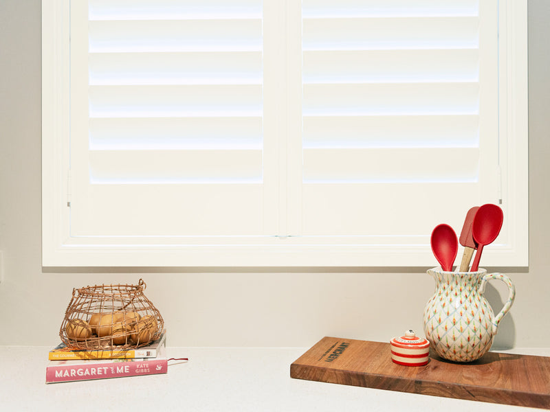 Pearl Hybrid Timber & PVC Plantation Shutters - Forever Blinds