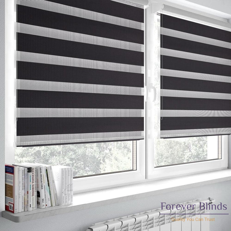 Combi Black Zebra Blinds Online - Forever Blinds Australia