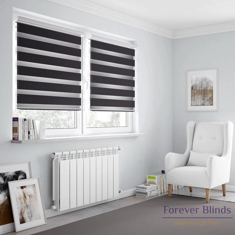 Combi Black Zebra Blinds Online - Forever Blinds Australia